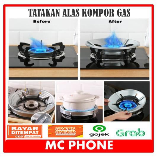 Jual Tatakan alas kompor gas stainless model bulat hemat energi gas ...
