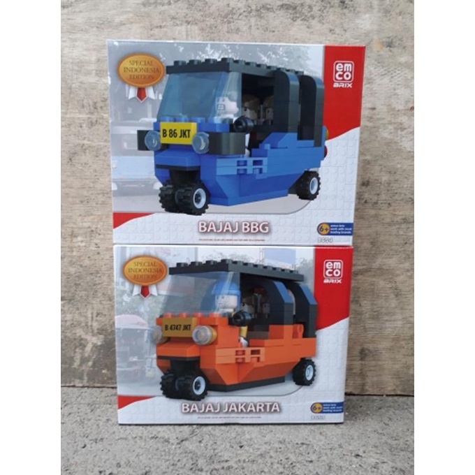 Jual EMCO BRIX BAJAJ ORI SPECIAL INDONESIA EDITION - LEGO - BLOCK - BRICK | Shopee Indonesia