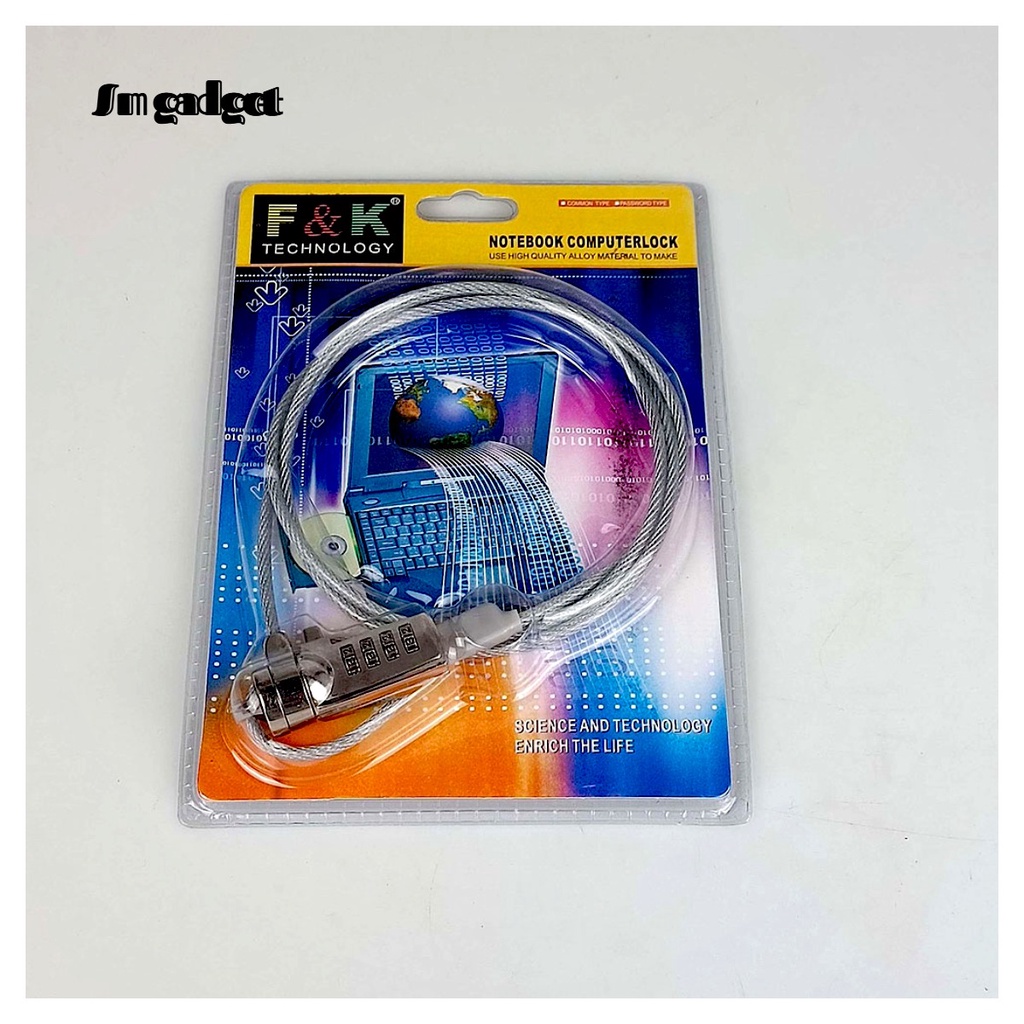Jual Gembok Laptop Rantai Laptop Kunci Pengaman Laptop Key Security ...