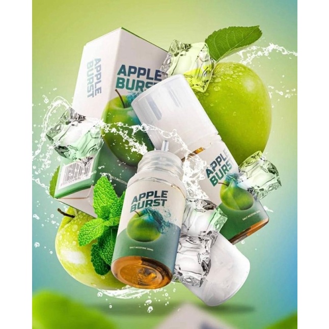 Jual LIQUID FOOM APPLE BURST 30ML 30MG SALTNIC | Shopee Indonesia