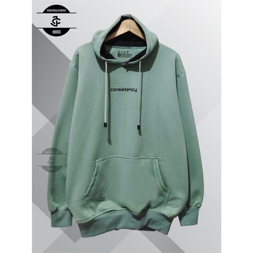 Jual Hoodie Distro Sweater Pria COD Aesthetic List Consistency Kota ...