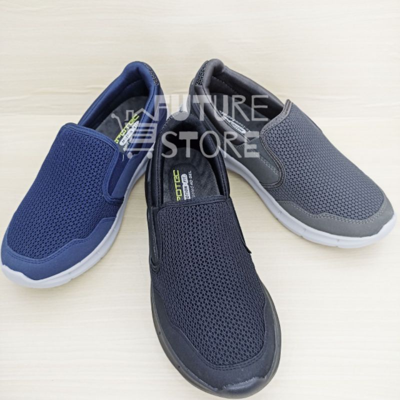 Jual SPOTEC Sepatu Walking LEXI Biru Tua | Shopee Indonesia