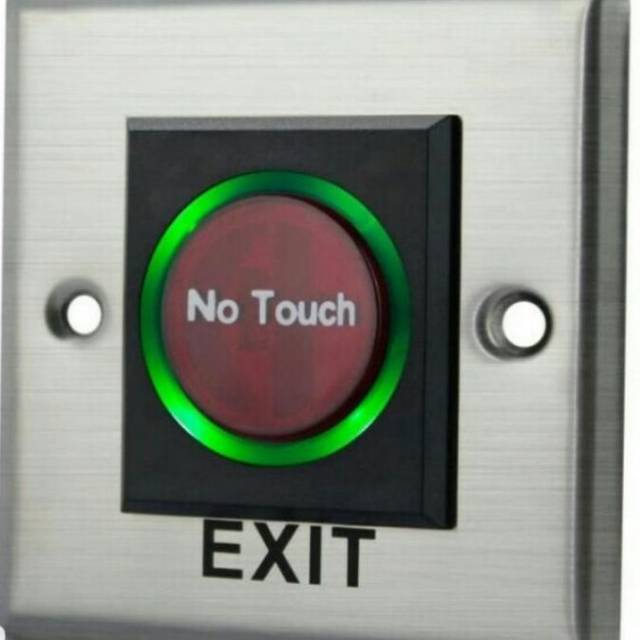 Jual Exit Button No Touch Stainless Access Door Control Push Infrared | Shopee Indonesia