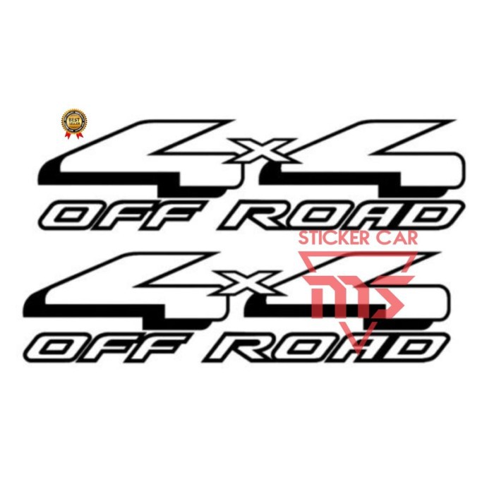 Jual STIKER 4X4 OFF ROAD STICKER MOBIL 4X4 OFFROAD BAK SAMPING | Shopee ...