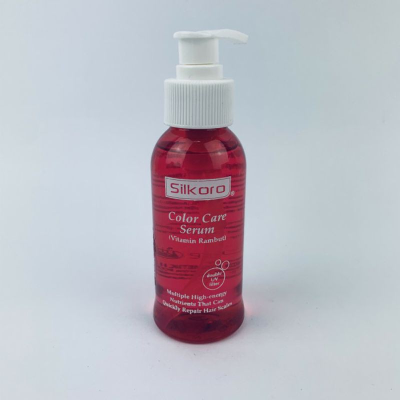 Jual SILKORO COLOR CARE HAIR SERUM / VITAMIN RAMBUT / SERUM RAMBUT ...