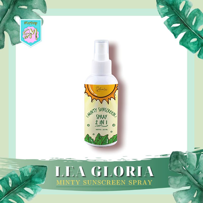Jual [BPOM] Lea Gloria Minty Sunscreen Spray Mist | Reapply Sunblock ...