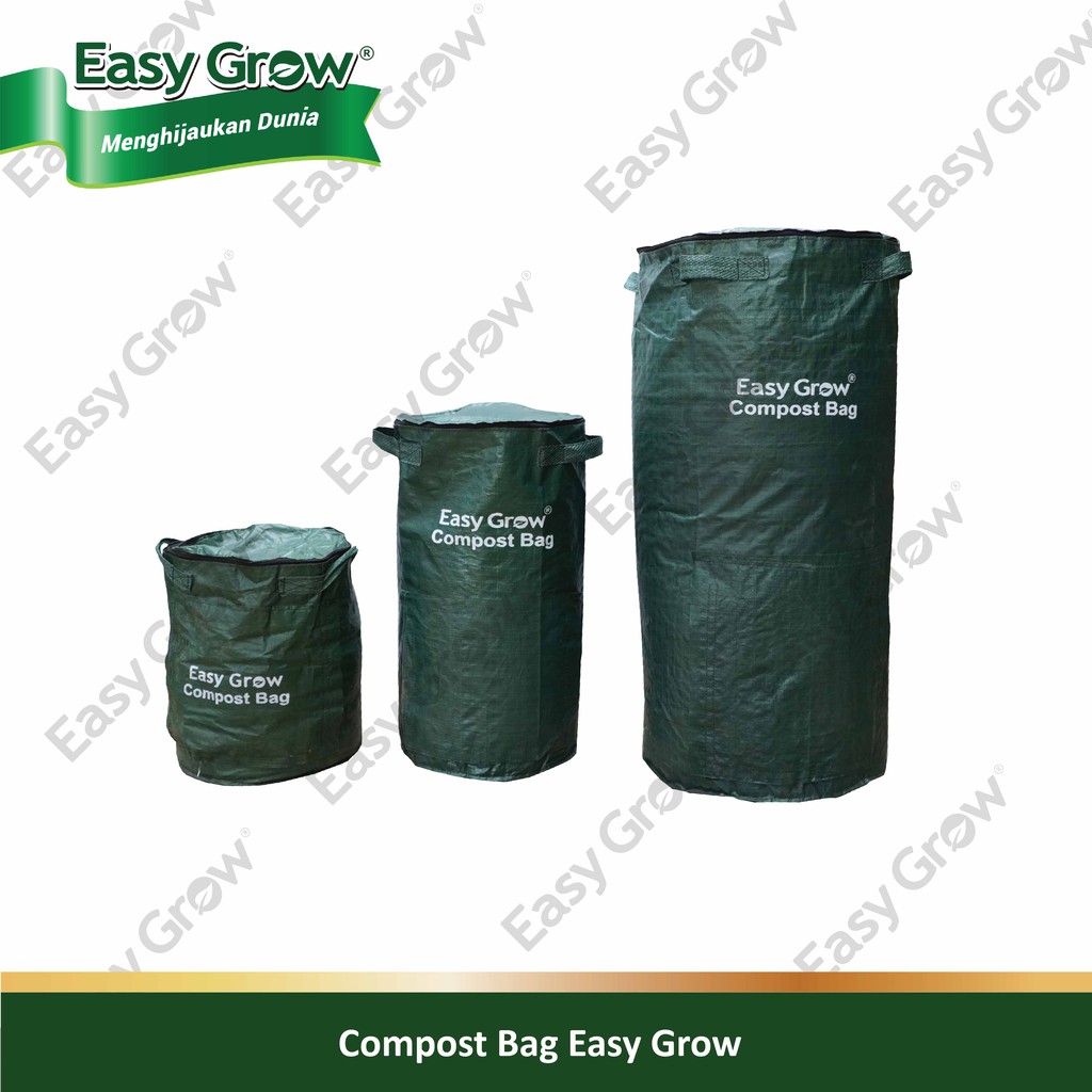 Jual Easy Grow Compost Bag M (38x70cm) Hijau 80 Liter | Shopee Indonesia