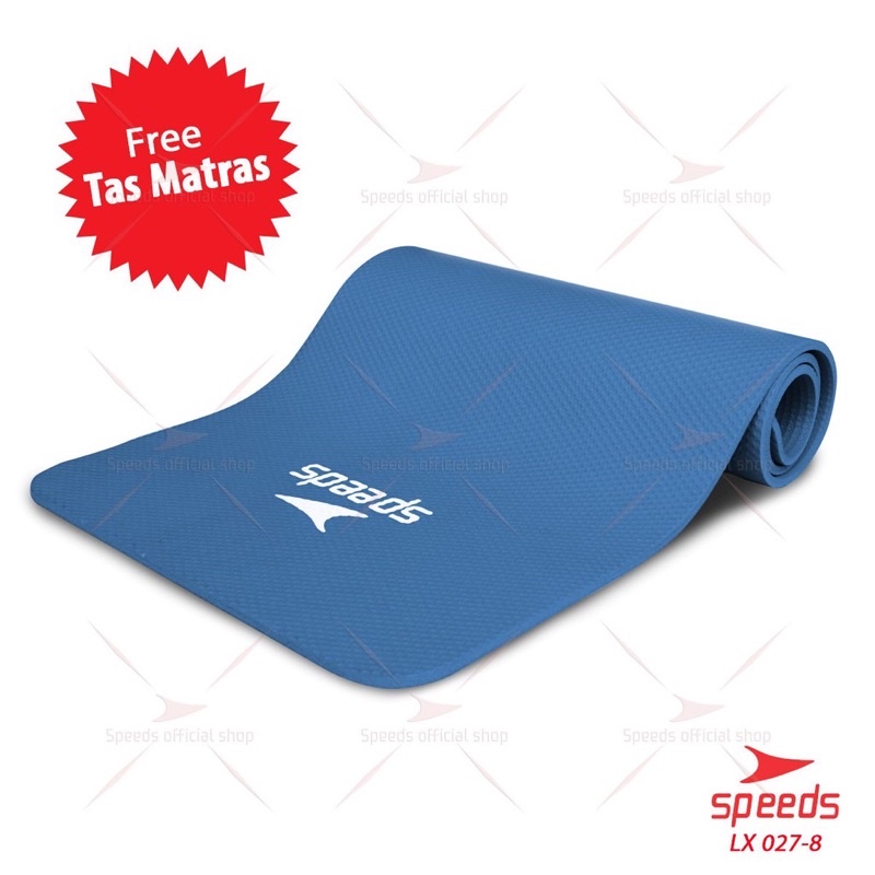 Jual SPEEDS Matras Yoga Mat NBR Karpet Spons Tikar Alas Karpet 10MM + Tas 027-8 | Shopee Indonesia