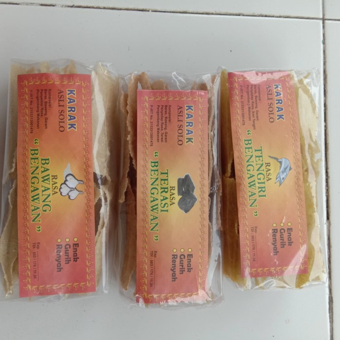 Jual kerupuk karak mentah 3 rasa | Shopee Indonesia