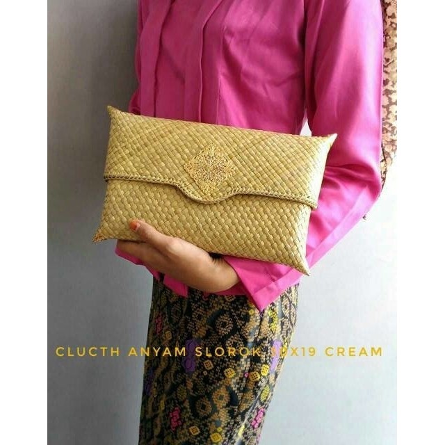 Jual TAS ANYAM SLOROK (TANPA TALI PANJANG) | Shopee Indonesia