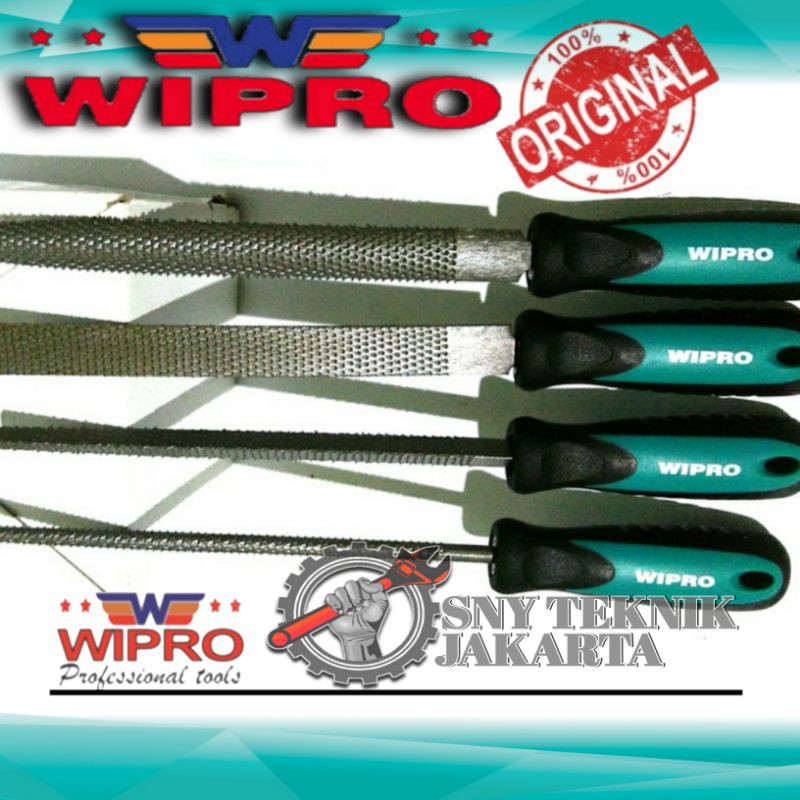Jual Original Kikir Besi Set 8" inch Matras Files WIPRO 4 pcs | Shopee Indonesia