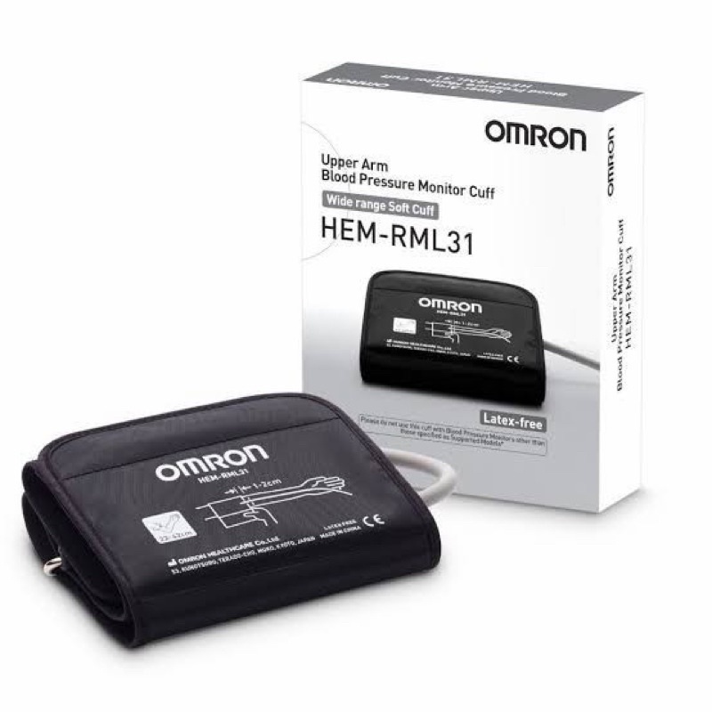 Jual Manset Tensi Omron Large 32-42 cm/ Cuff Omron tipe B HEM-RML31 ...