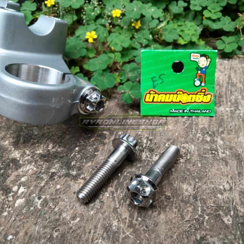Jual probolt stainless baut segitiga atas ninja SS ninja kis ninja M original Thailand | Shopee ...
