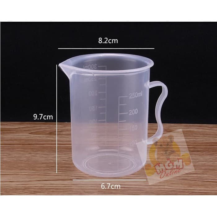 Jual Gelas Ukur 300ml plastik / Cangkir Ukur 0.3L / Gelas Takaran 2715 | Shopee Indonesia