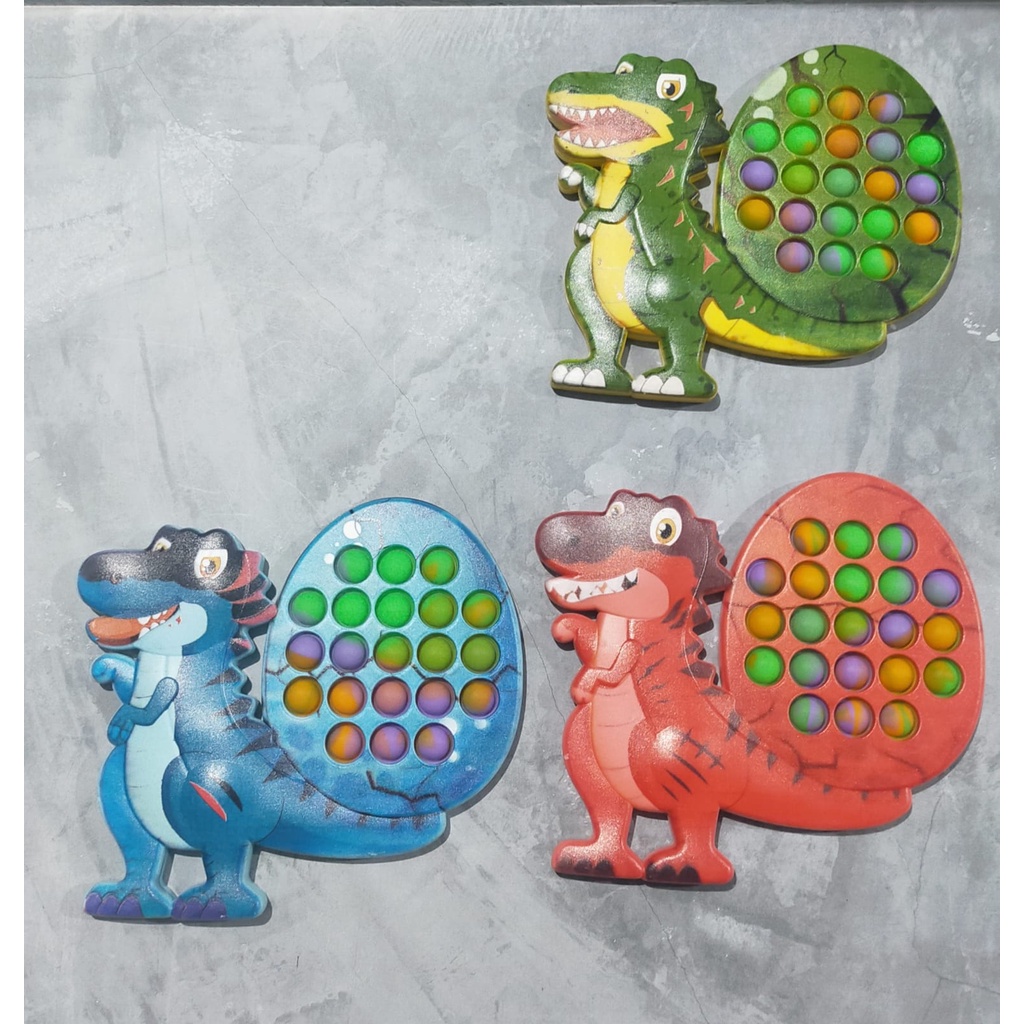 Jual SIMPLE DIMPLE JURASIC DINOSAURUS TELOR POP IT PUSH BUBBLE ...