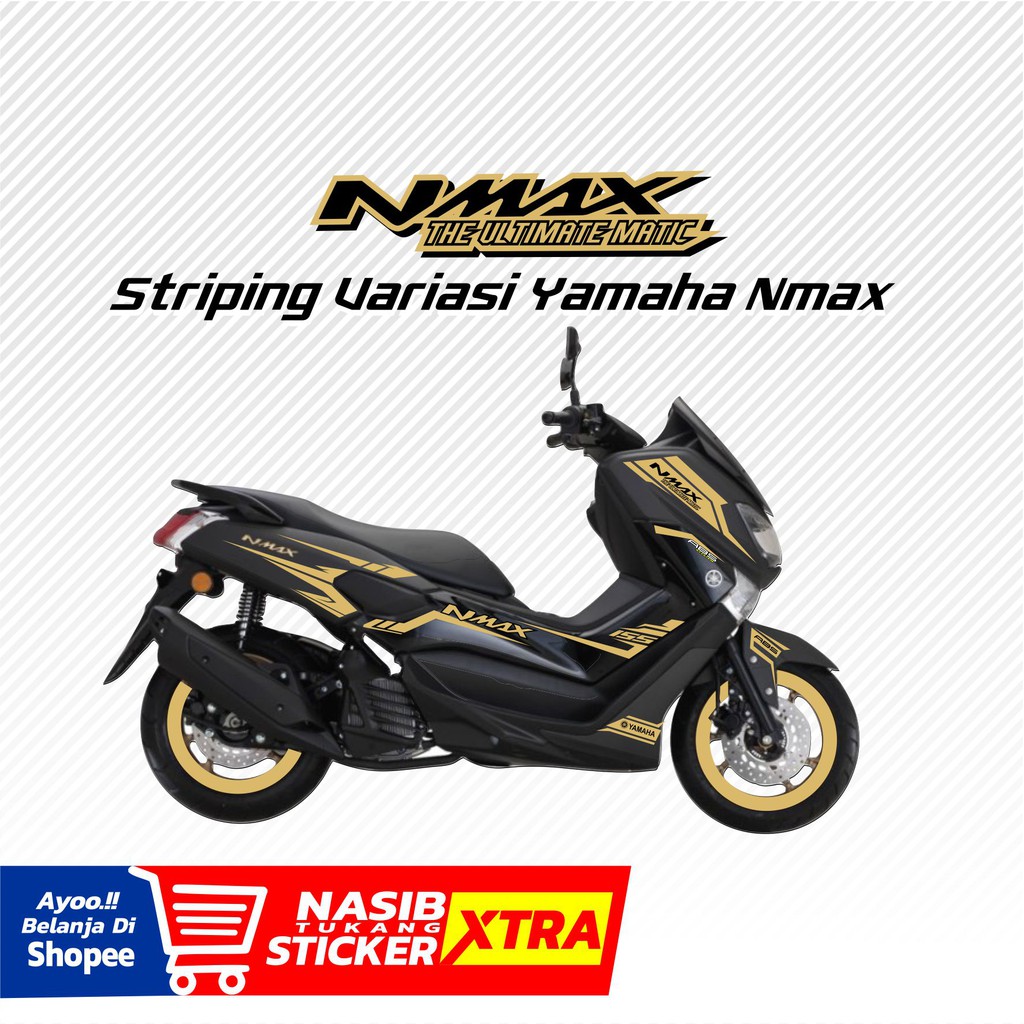 Jual STRIPING VARIASI STICKER STIKER MOTOR YAMAHA NMAX GRAFIS | Shopee ...