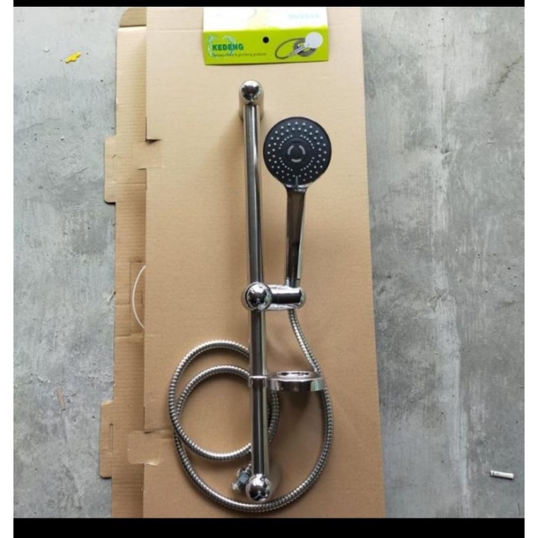 Jual rail shower set stainless / tiang shower | Shopee Indonesia