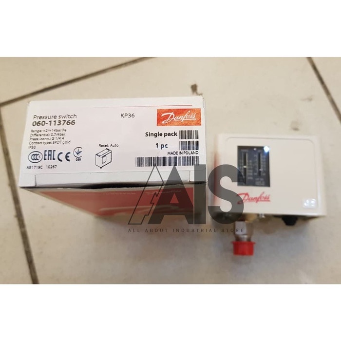 Jual KP-36 / KP 36 Pressure Switch 060-110891 KP36 Danfoss | Shopee Indonesia