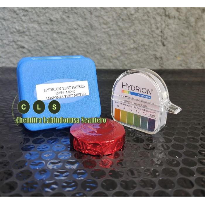 Jual Hydrion Am-40 Ammonia Test Paper Uji Tes Amoniak Am40 Tes Cepat ...