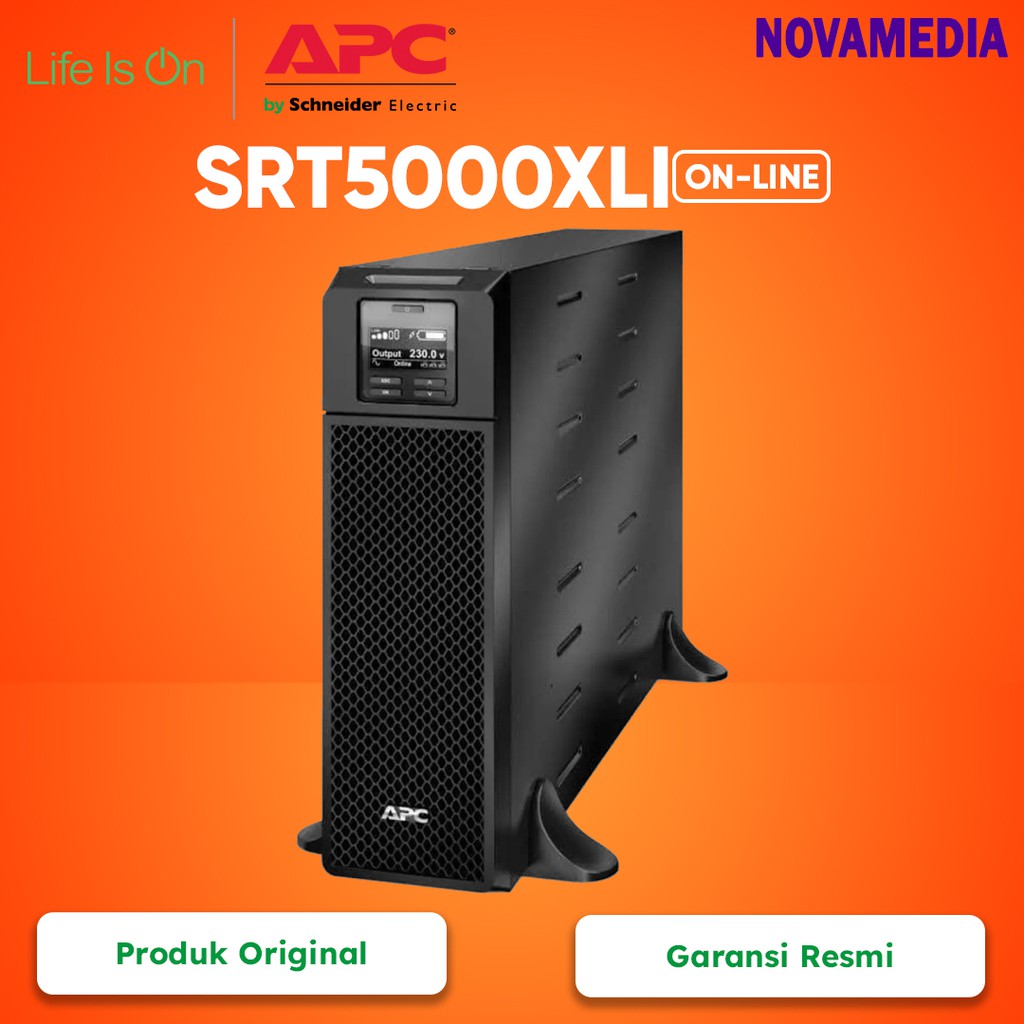 Jual UPS APC Smart Online SRT5KXLI / SRT5000XLI 5000VA 4500W Garansi ...