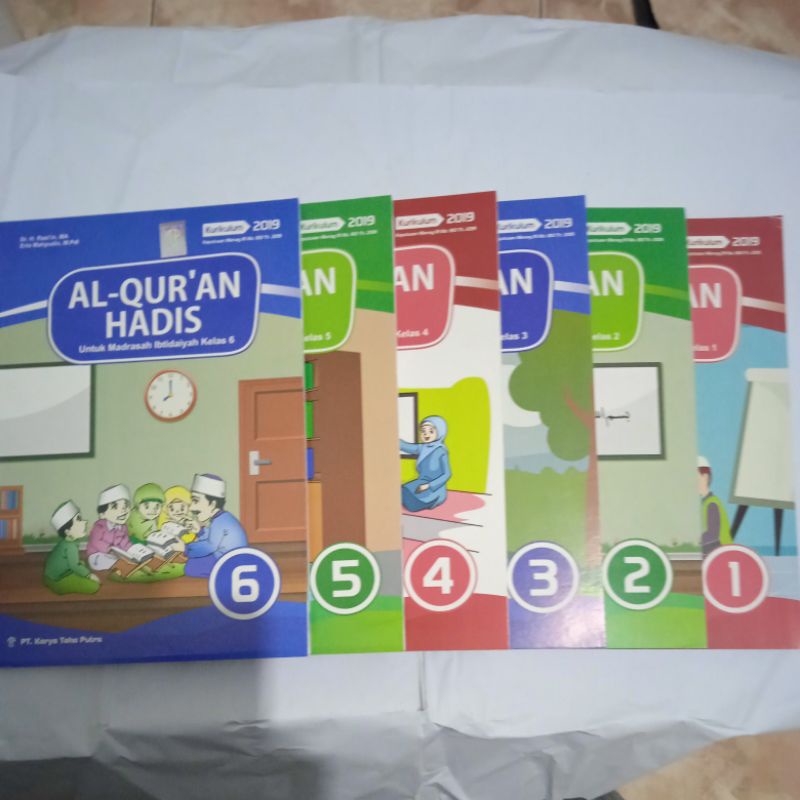 Jual Buku Al-Qur'an Hadis kelas MI 1,2,3,4,5,6 kurikulum 2019(TP) | Shopee Indonesia