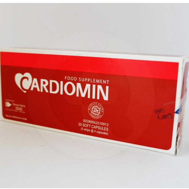 Jual CARDIOMIN PER BOX - Vitamin B6, B12, Asam Folat, Vitamin E ...