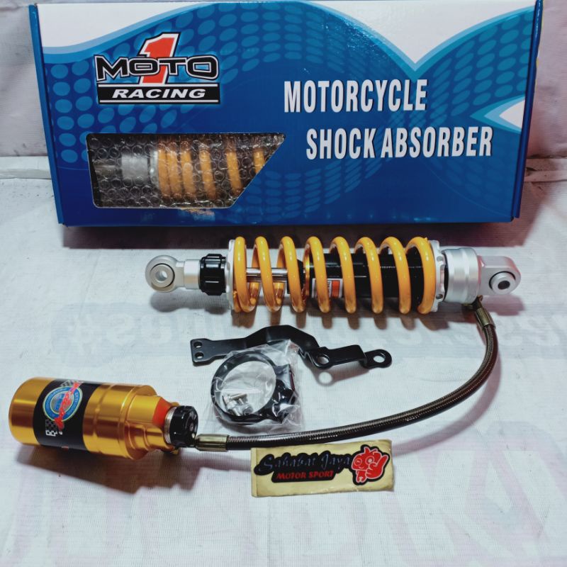 Jual Monoshock Shock Belakang Moto 1 Racing Moto1 Racing Tabung Pisah DB-2 Double Klik Rebound ...