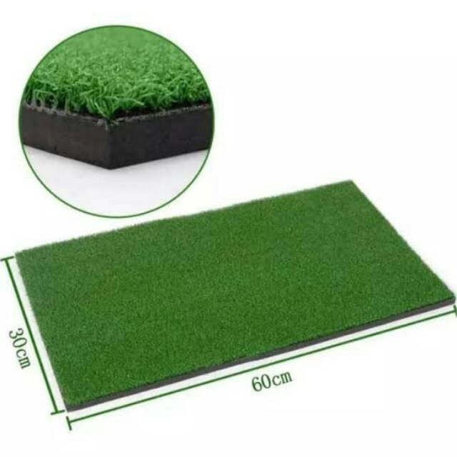 Jual Matras driving range golf ukuran 60 X 30 cm ( Alas matras mat ...