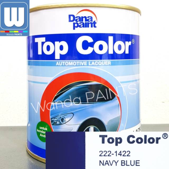 Jual DANA PAINT TOP COLOR Navy Blue 1422 (1 liter) | Shopee Indonesia
