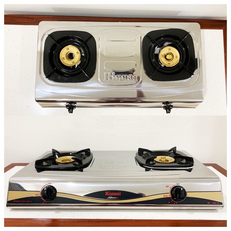 Jual KOMPOR GAS RINNAI 522A kompor gas rinnai 2 tungku kompor gas ...