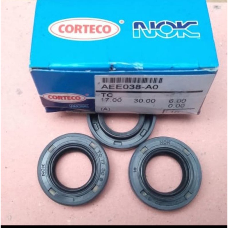 Jual oil seal TC 17 30 6 Merk NOK 17x30x6 asli | Shopee Indonesia