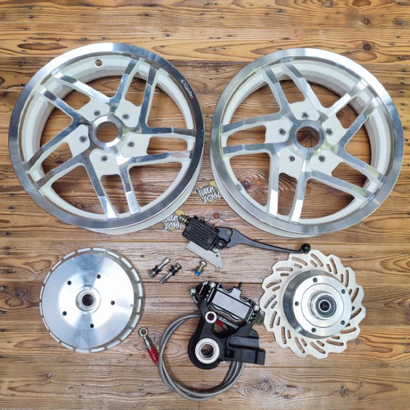 Jual VELG VESPA RING 12 PAKET UPGRADE VESPA RING 12 VELG VESPA GSCOOTER ...