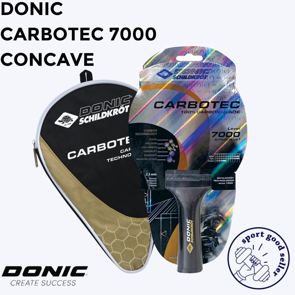 Jual BET PINGPONG DONIC CARBOTEC 7000 BAT TENIS MEJA | Shopee Indonesia