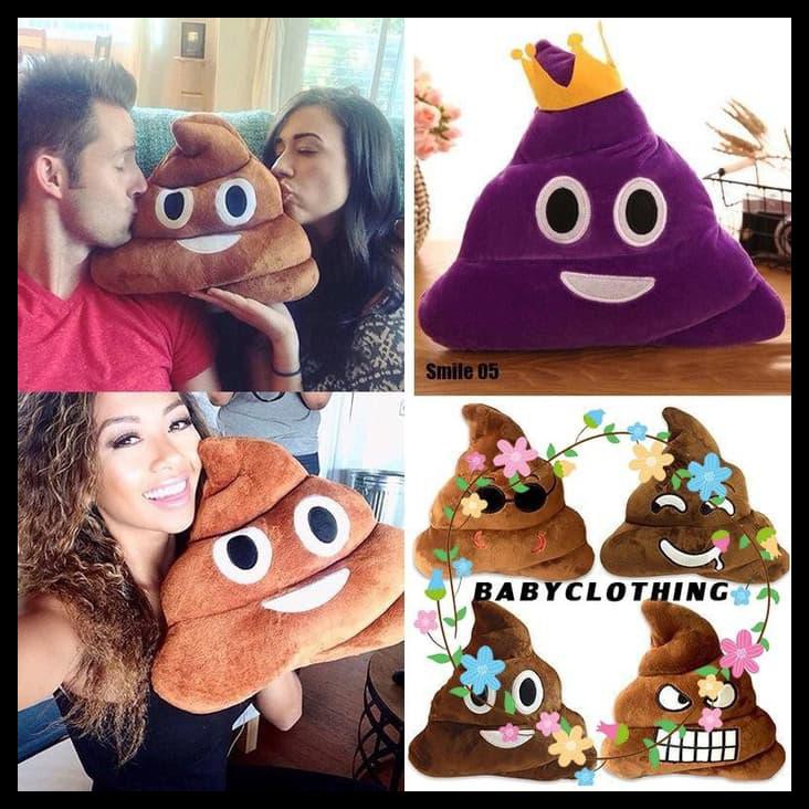 Jual Gdb-Details Boneka Bantal Stuffed Plush Model Emoji Poop Ukuran ...