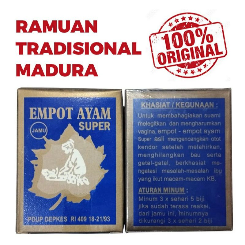 Jual Jamu Empot Ayam Super ( Jamu Madura ) | Shopee Indonesia