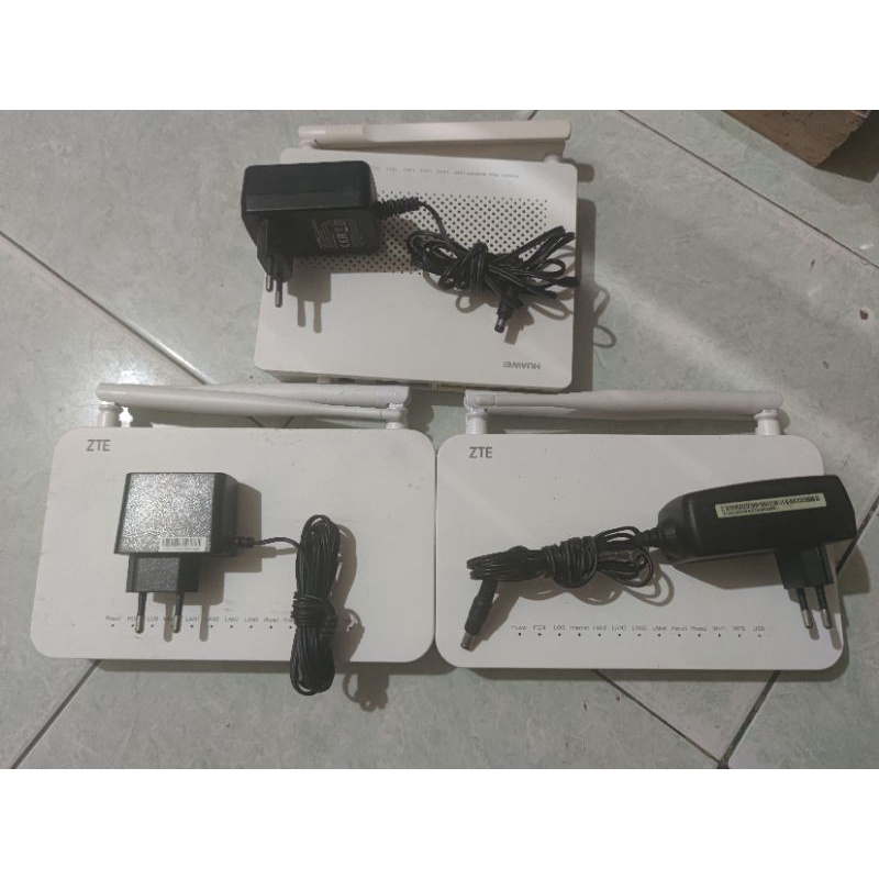 Jual ZTE V3 F609 2 unit & Huawei HG8245H 1 Unit | Shopee Indonesia