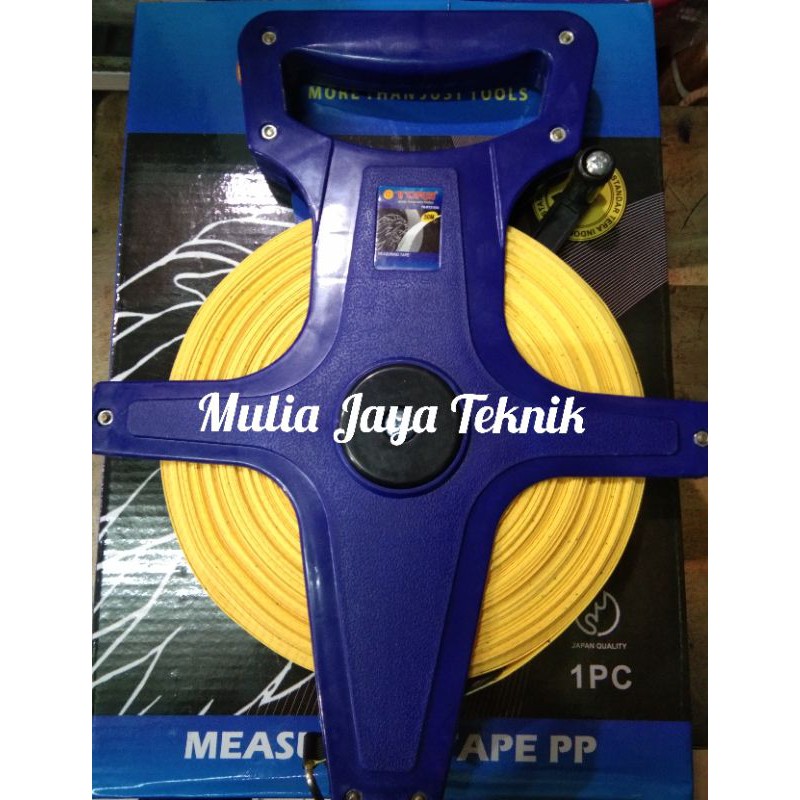 Jual METERAN FIBER ROLL METER 50M TORA | Shopee Indonesia