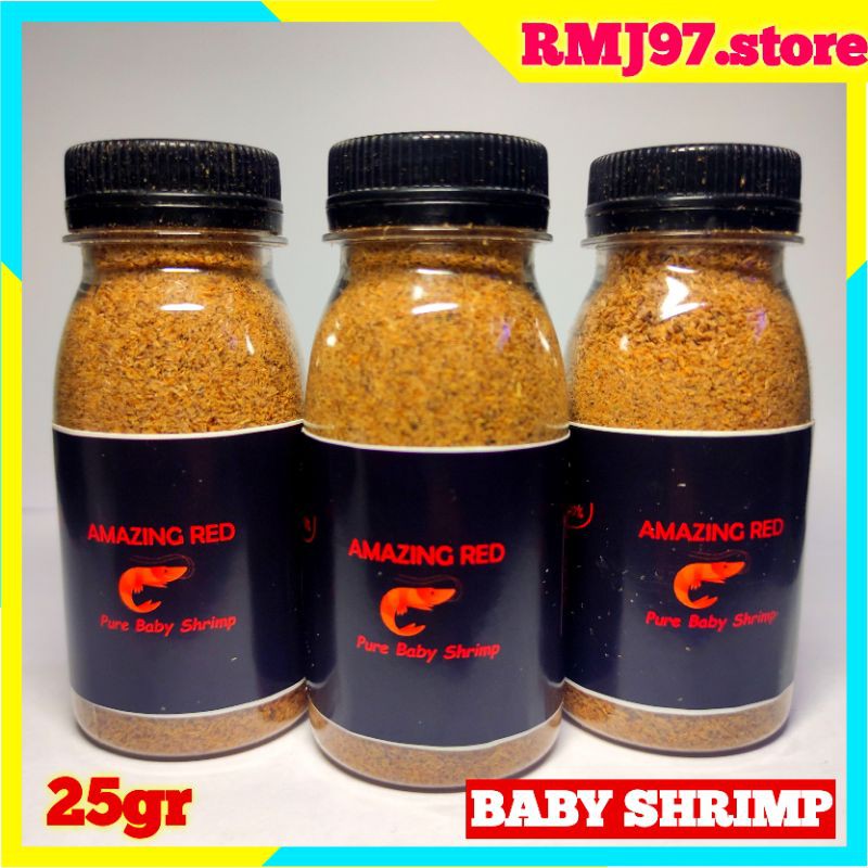 Jual Baby Shrimp pure bayi udang kering pakan ikan cupang guppy neon ...