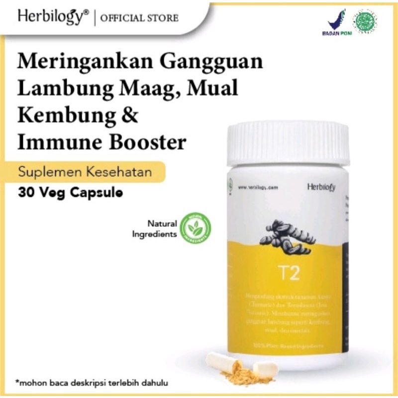 Jual HERBILOGY T2 CAPSULE - KAPSUL EXTRACT KUNYIT DAN TEMULAWAK ...