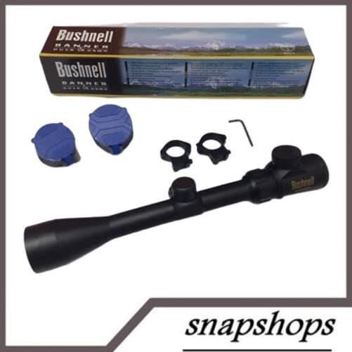Jual BARANG BARU Telescope senapan BUSHNELL 3-9X40 RGB Flip Logo gold ...