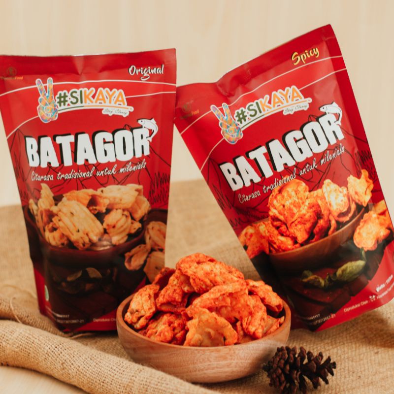 Jual BATAGOR GORENG PEDAS 115gr/KERIPIK/BATAGOR/MAKANAN PEDAS/GURIH ...