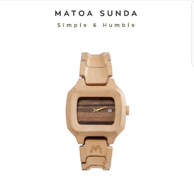 Jual JAM TANGAN KAYU MATOA INDONESIA (SUNDA) | Shopee Indonesia