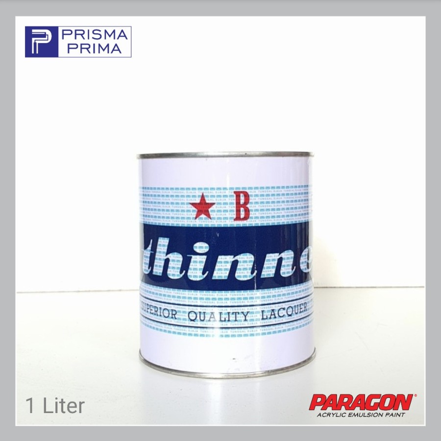 Jual Thinner B Bintang Tunggal Jaya Kaleng 1 Liter Tiner Pengencer Cat Minyak Kg | Shopee Indonesia