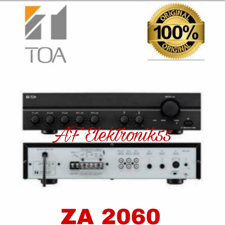 Jual TOA ZA2060 POWER AMPLIFIER MIXER 60 WATT ZA-2060 | Shopee Indonesia