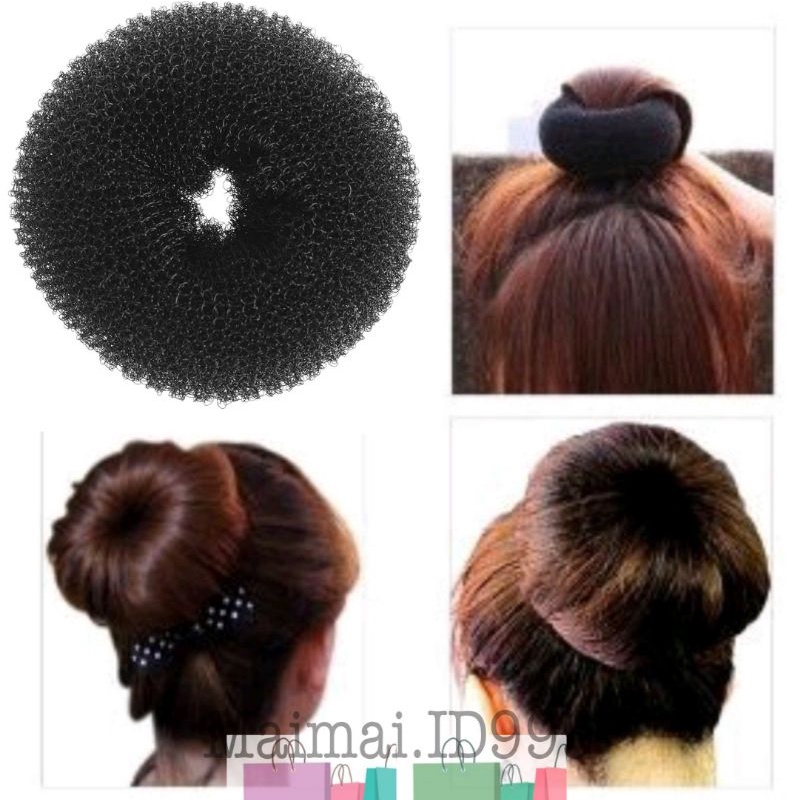 Jual CEPOL DONAT / HAIR BUN DONAT RAMBUT 8cm/9cm/10cm MAIMAI | Shopee ...