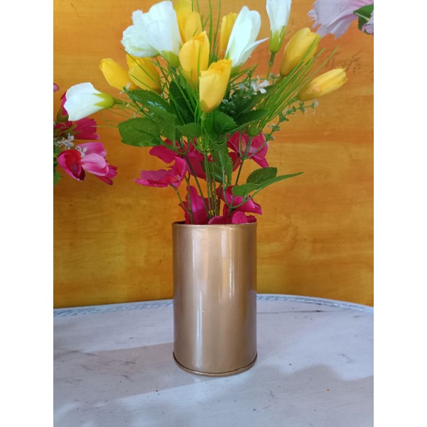 Jual Vase Rose Gold / Vas Gold / Pot Bunga Emas Bahan Stainless Anti ...