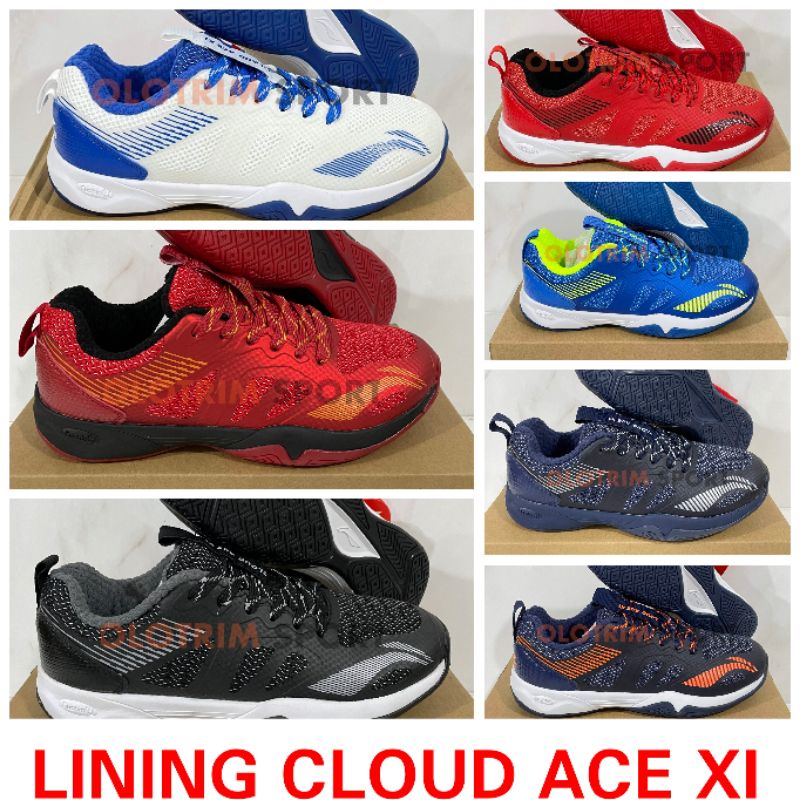 Jual Sepatu Badminton Lining Cloud Ace X1 XI Original | Shopee Indonesia