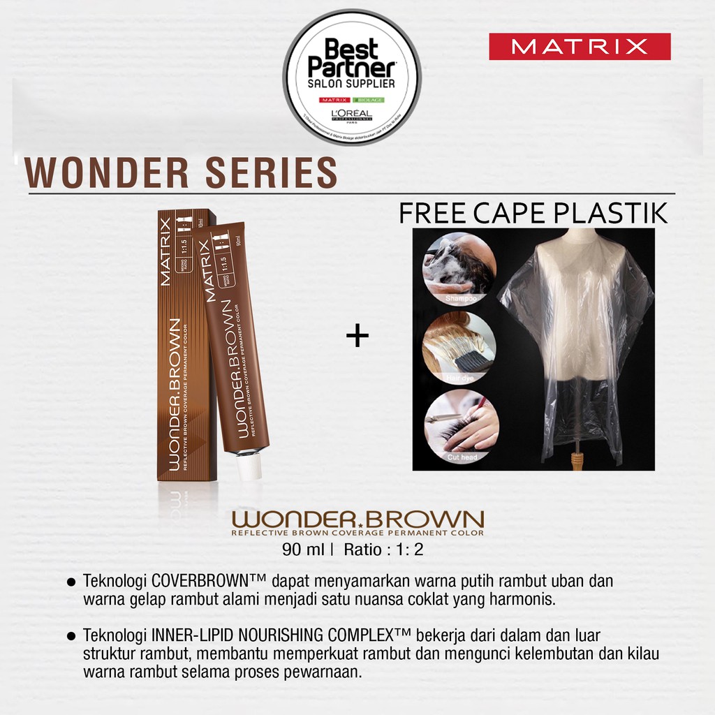 Jual ️Glamouroseshop ️ Matrix Wonder Brown / Wonderbrown / Cat Matrix ...