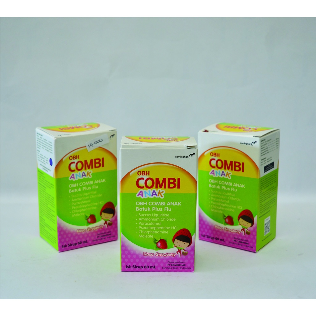 Jual OBH Combi Anak Sirup / Syrup 60 Ml Rasa Strawberry (Obat Batuk ...