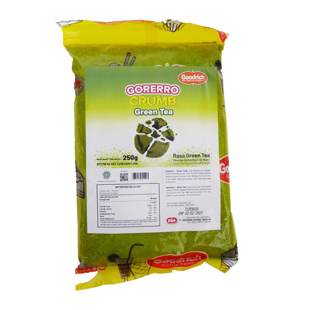 Jual GOODRICH GORERRO BISCUIT CRUMBS 250 GRAM - CRUMBLE ANEKA RASA ...
